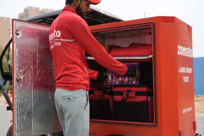 Zomato launches "large order fleet" service for events | Fortune India