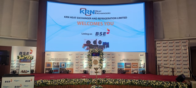Blockbuster debut for KRN Heat Exchanger; shares list at 118% premium ...