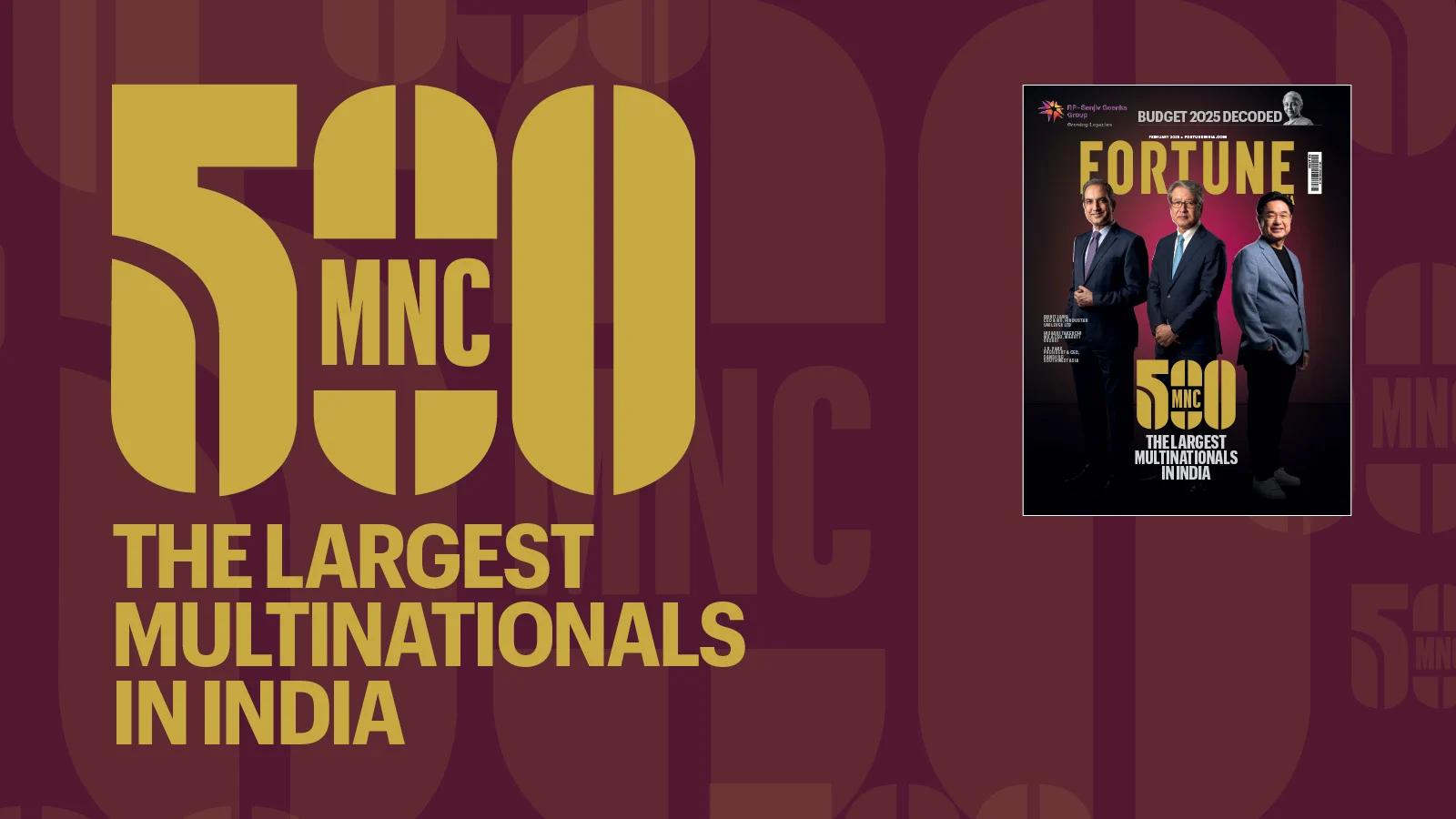 MNC 500: Largest Multinational Companies in India | Fortune India