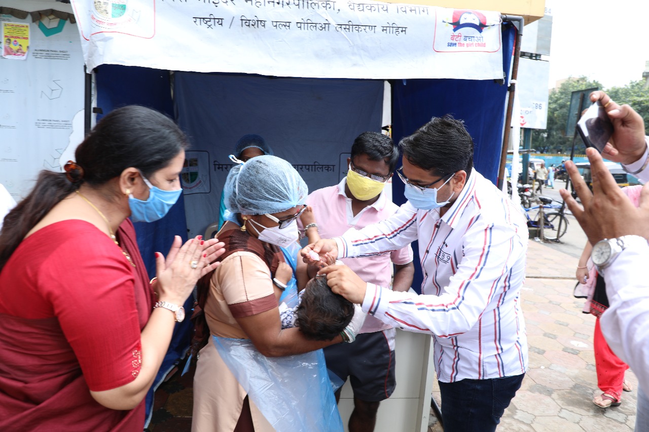 Indore pulse polio campaign Day 1; 77% of children up to age 5 years ...