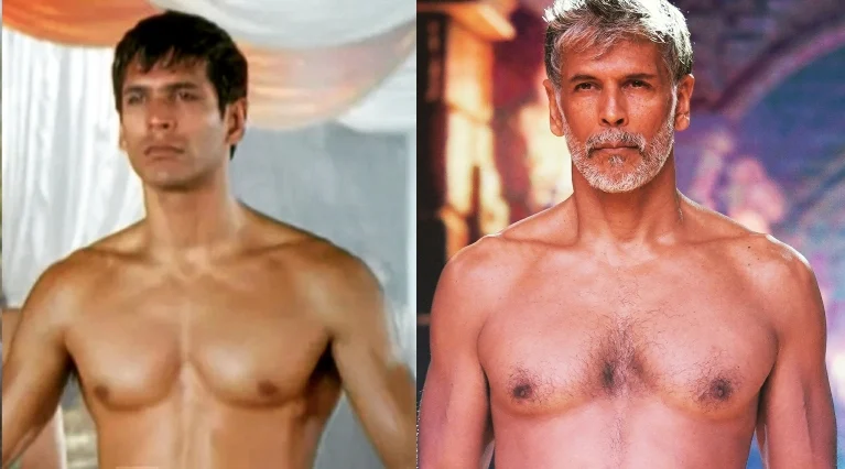 Milind Soman Shares Shirtless Then And Now Pics Netizens Say Youve