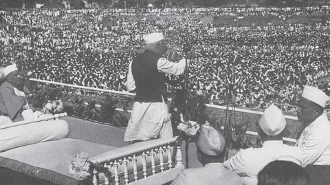 Concerns of Jawaharlal Nehru during the first General election in 1952