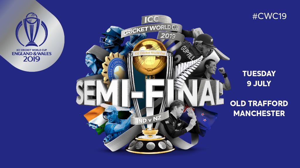 2019 Cricket World Cup Logo The #CWC19 Semi Finals Are... ICC