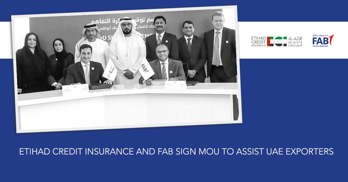Etihad Credit Insurance partners with FAB - SME 10X