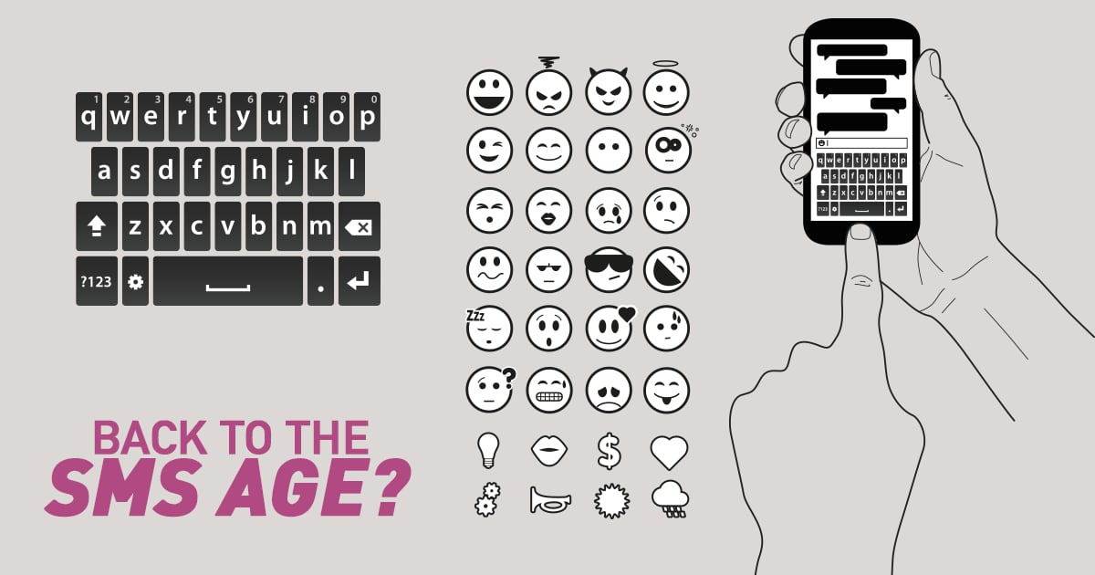 The future of social media going back to the SMS age?