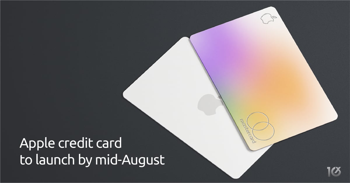 Apple credit card to launch by mid-August | SME10X