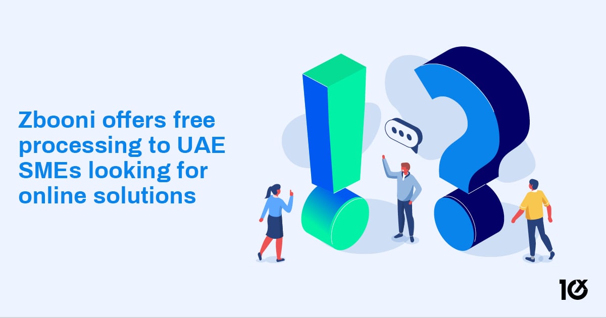 Zbooni offers free processing to UAE SMEs looking for online solutions