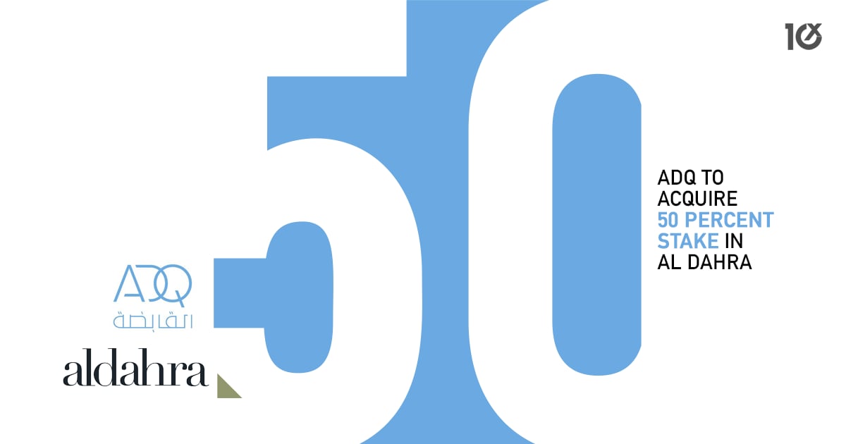 ADQ to acquire 50 percent stake in Abu Dhabi-based Al Dahra