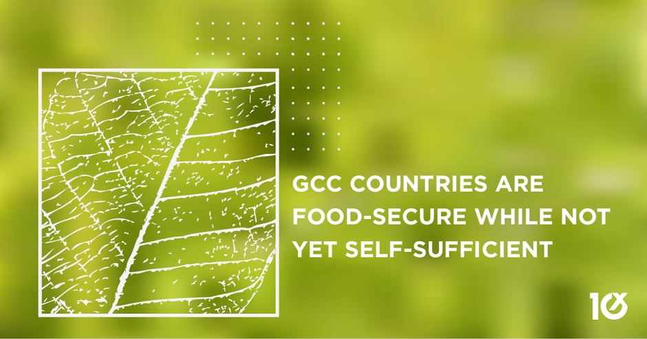 GCC Countries are food-secure while not yet self-sufficient