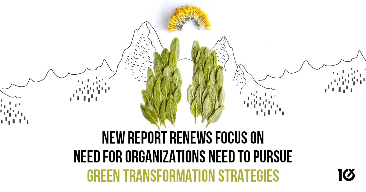 New report renews focus on need for organizations need to pursue green ...