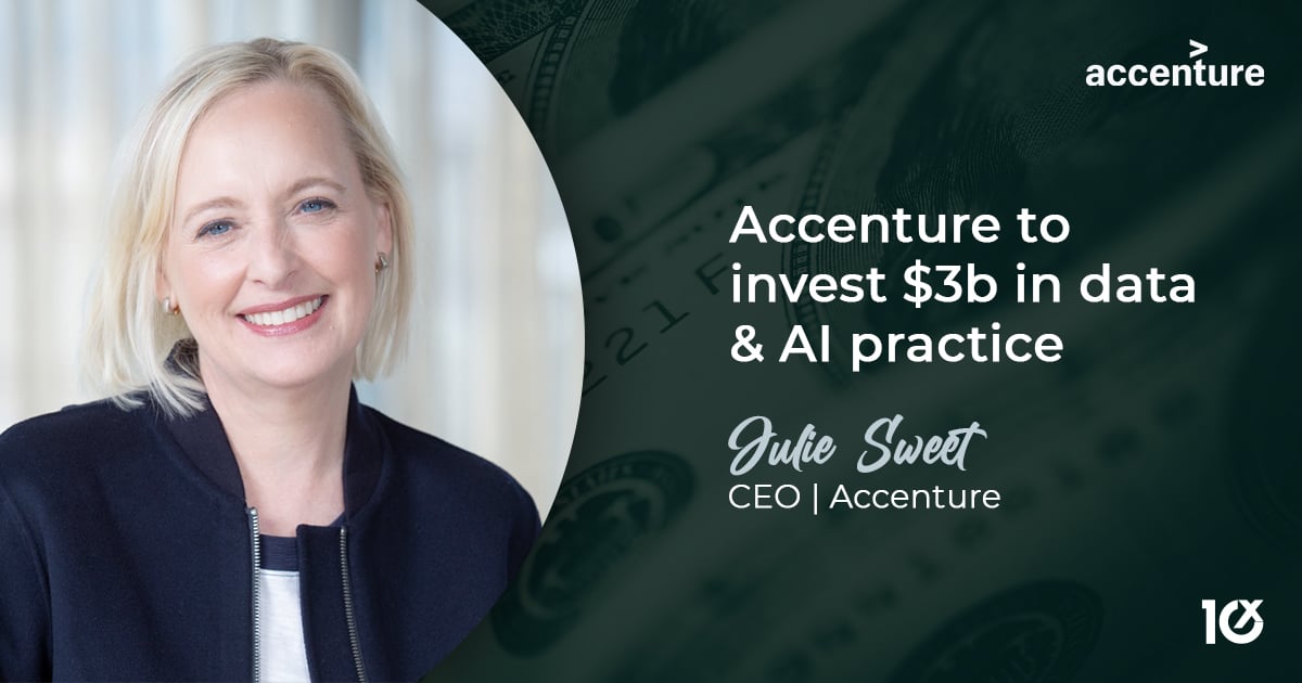 Accenture to invest $3b in data & AI practice