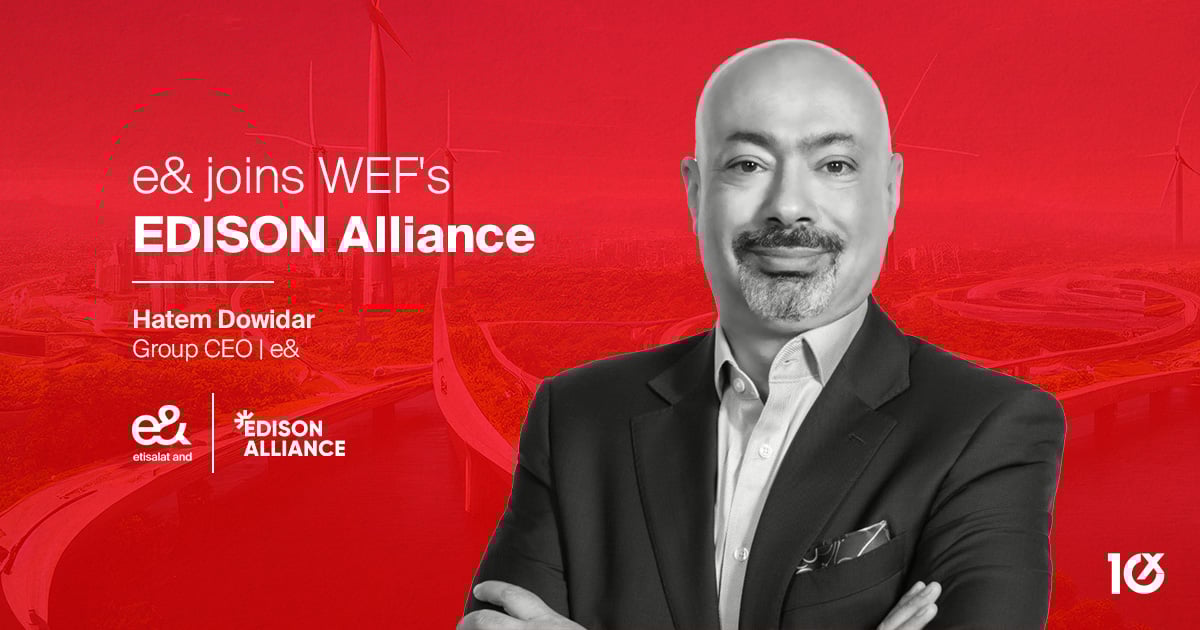 e& joins WEF's EDISON Alliance to drive digital inclusion