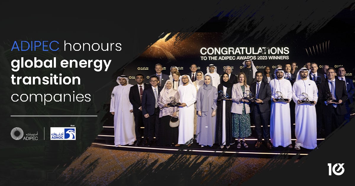ADIPEC honours global energy transition companies