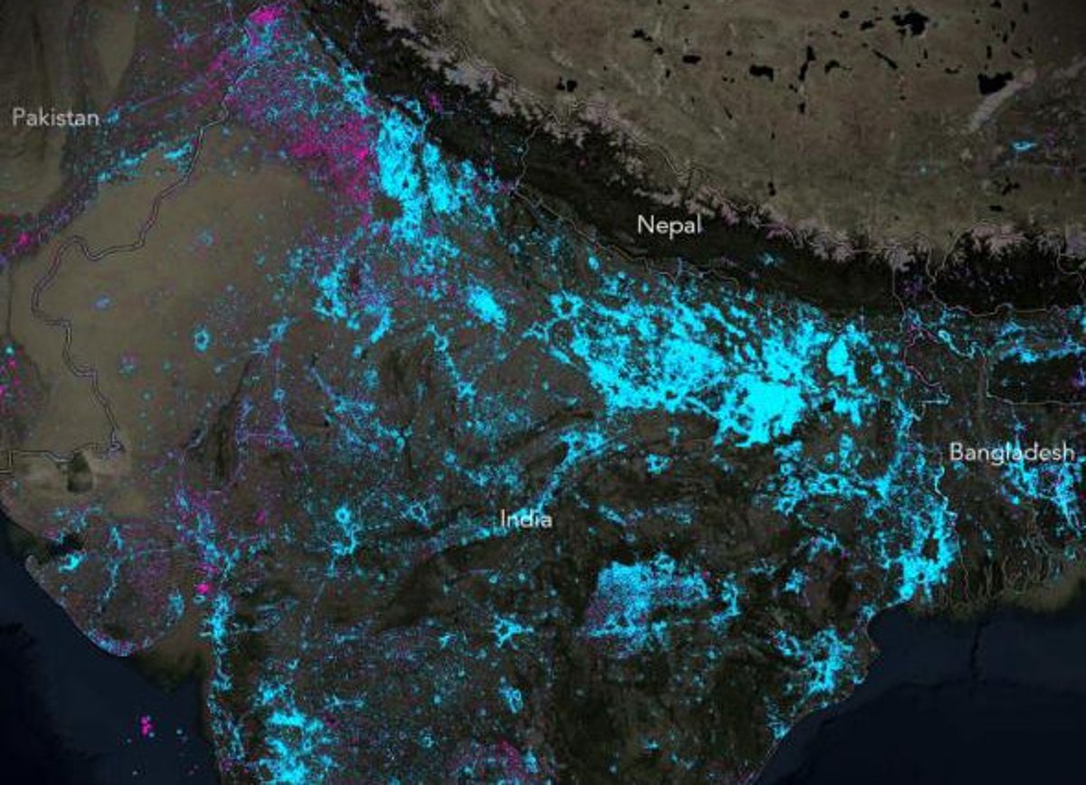 Night-Time Map Released By ‘National Geographic’ Shows The Success Of ...