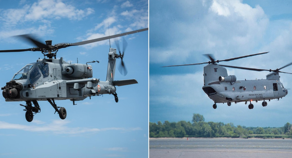 Watch: First Flight Of Apache And Chinook Helicopters Built By Boeing ...