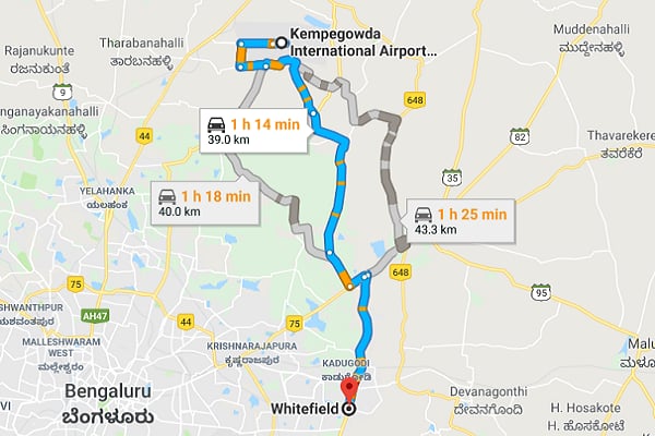 Bengaluru: Whitefield–Airport Commute To Get Easier As NHAI Accelerates ...