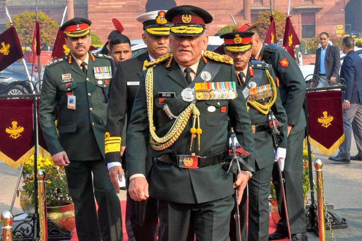 Day After Retiring From Indian Army Chief’s Post, General Bipin Rawat ...