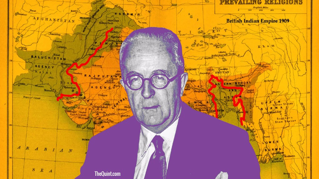 Radcliffe line: 72 years since Cyril Radcliffe’s line on the India map ...