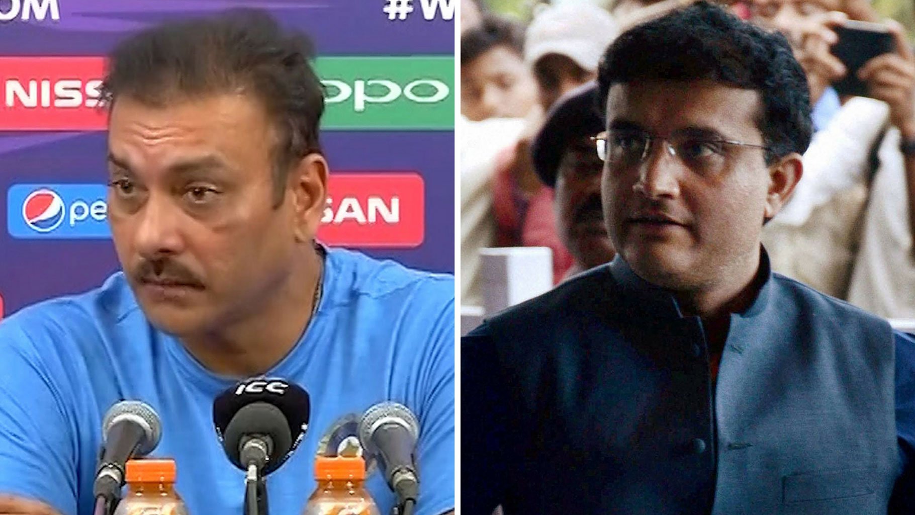 Sourav Ganguly vs Ravi Shastri: The Indian Coach War in Cards - The Quint