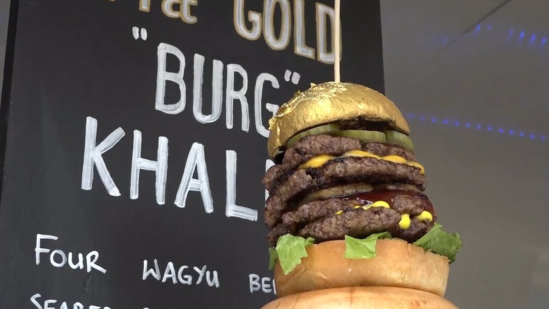 Dubai Fest Offers ‘Burg Khalifa’, A Yummy Burger Laced With Gold - The ...