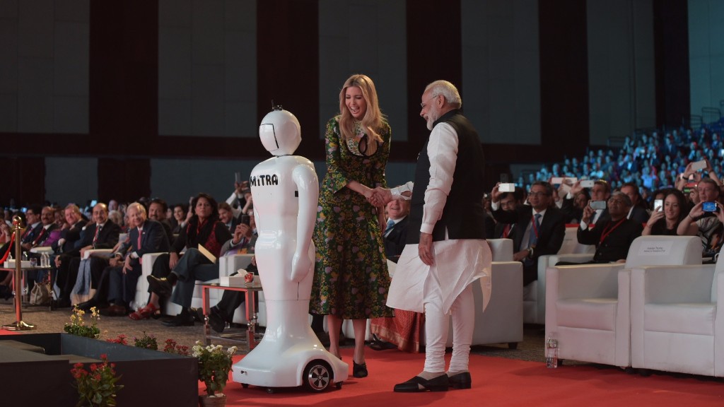 Meet ‘Mitra’, the ‘Made in India’ Robot Launched at GES 2017 - The Quint