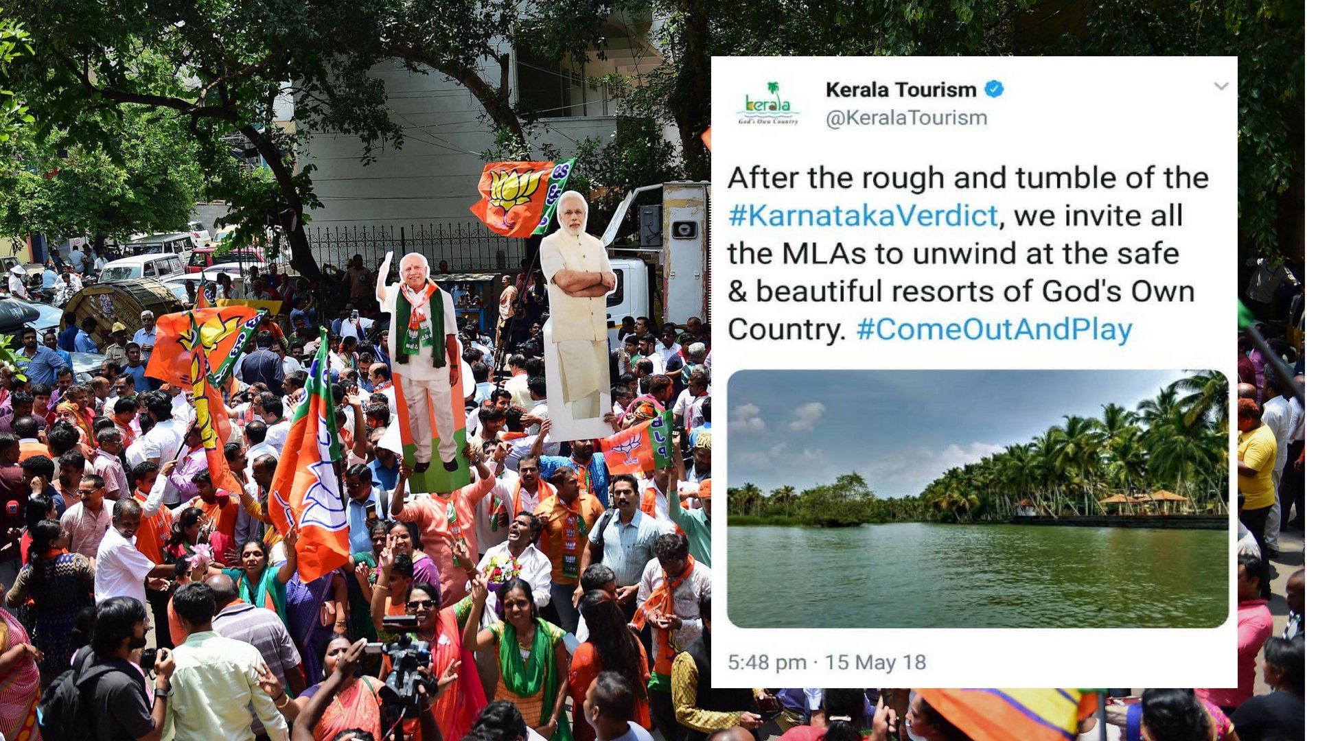 Hey Karnataka MLAs, Come Over to Our Resorts: Kerala Tourism - The Quint