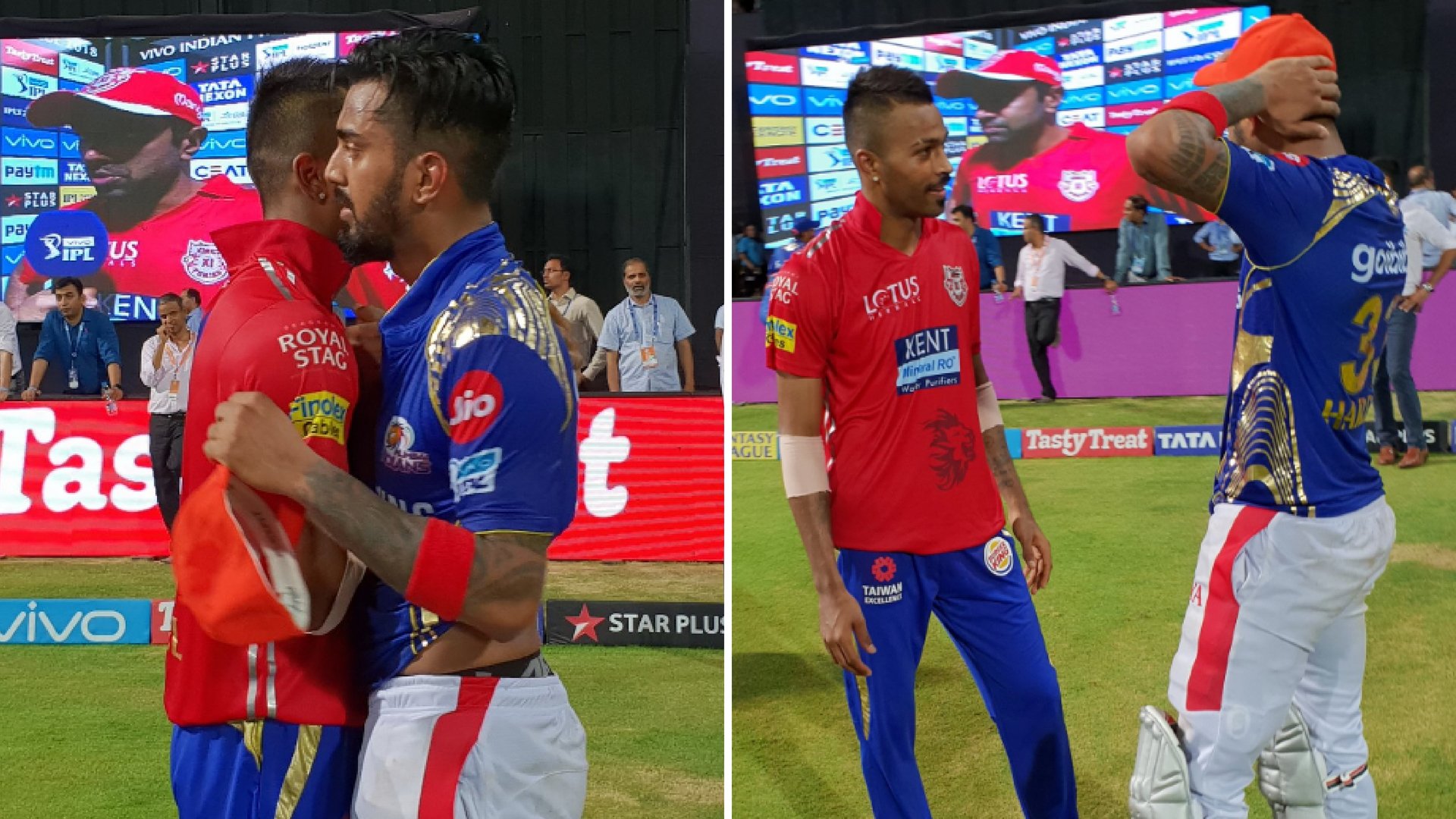 IPL 2018 | Watch: Hardik Pandya, KL Rahul Exchange Jerseys After Kings XI Punjab Loss to Mumbai ...