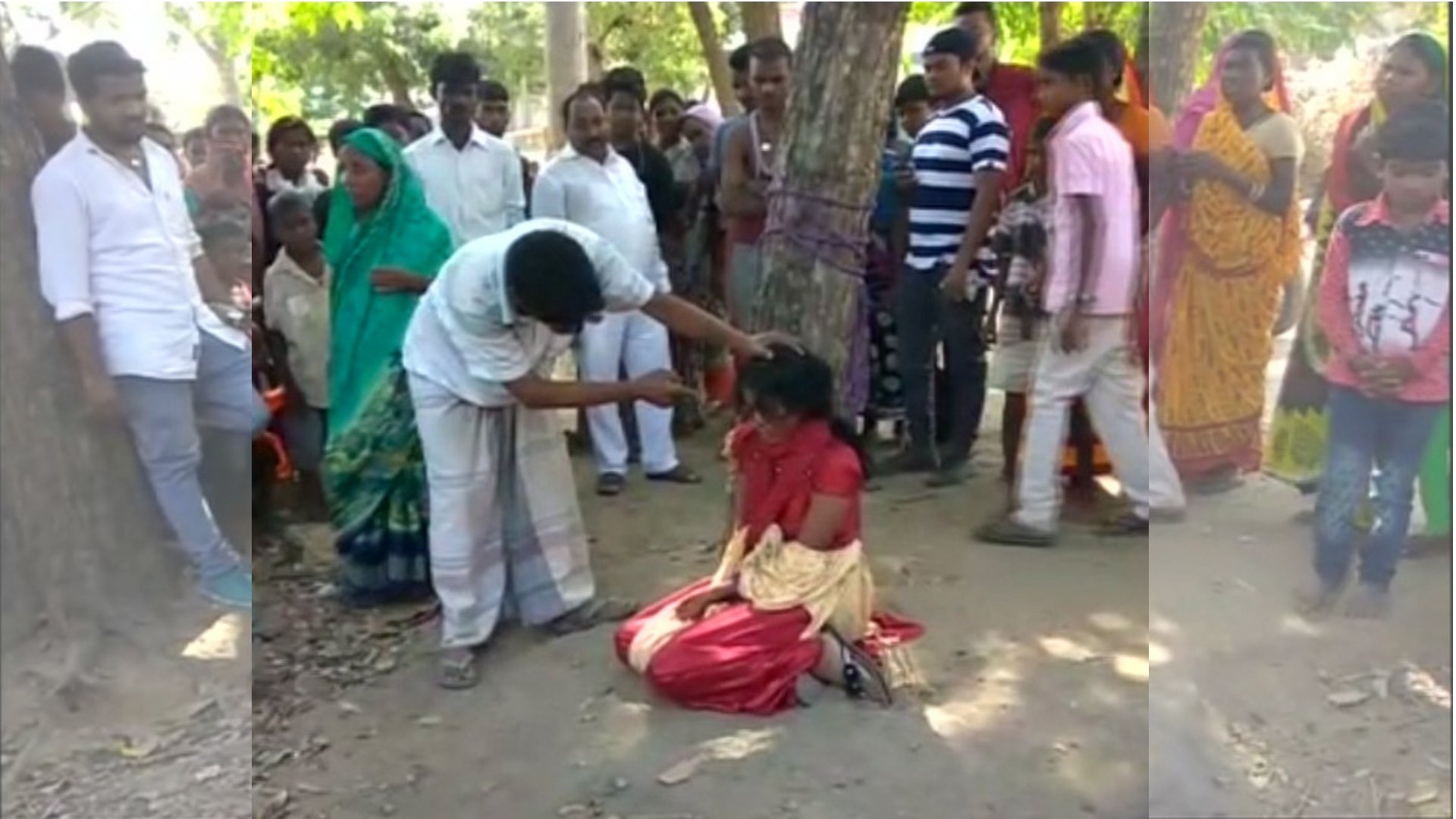 Girl Tied To Tree Beaten For Eloping With Man Of Different Caste In