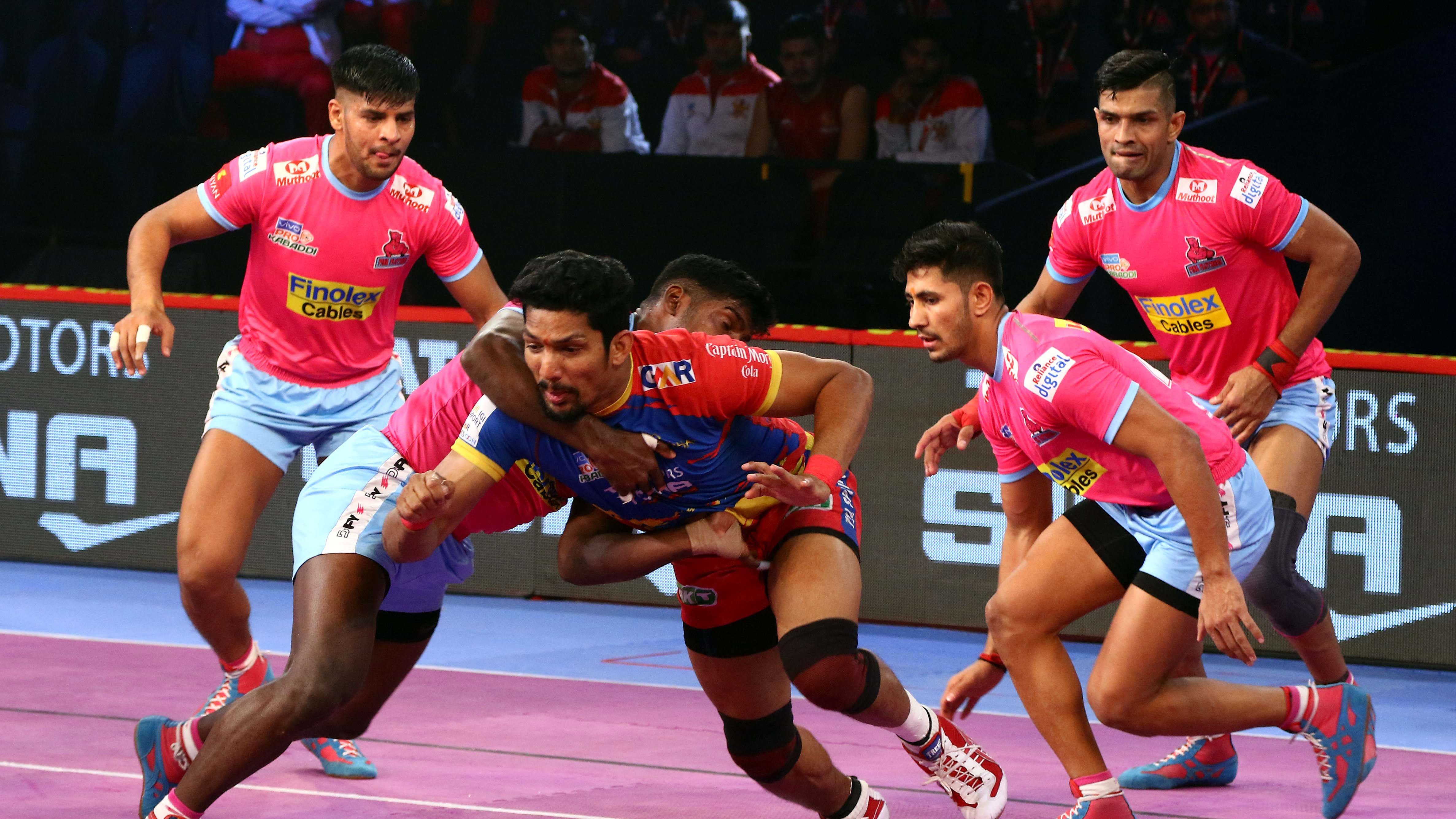 Pro Kabaddi 2018: Jaipur Pink Panthers Beat UP Yoddha 45-28