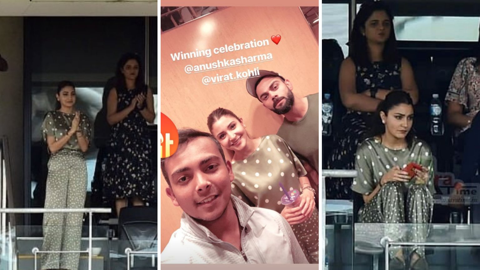 Anushka Sharma Cheers Team India, Celebrates Aus Win With Virat - The Quint