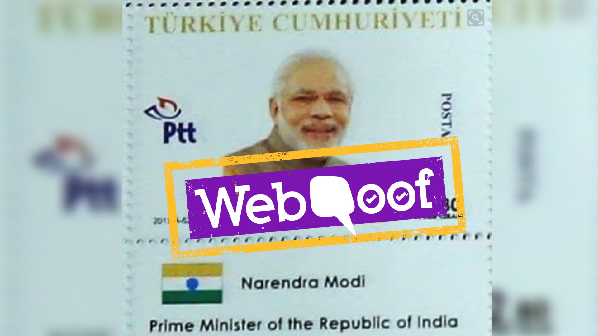 No, Turkey Has Not Issued Postage Stamp of Prime Minister Narendra Modi ...