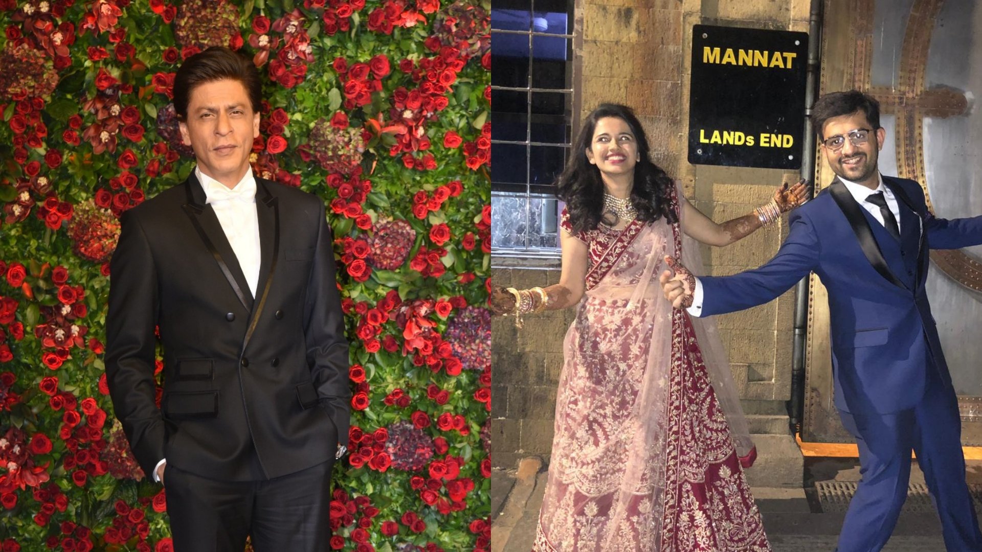 SRK Blesses Newly Weds Who Made a Special Trip to Mannat