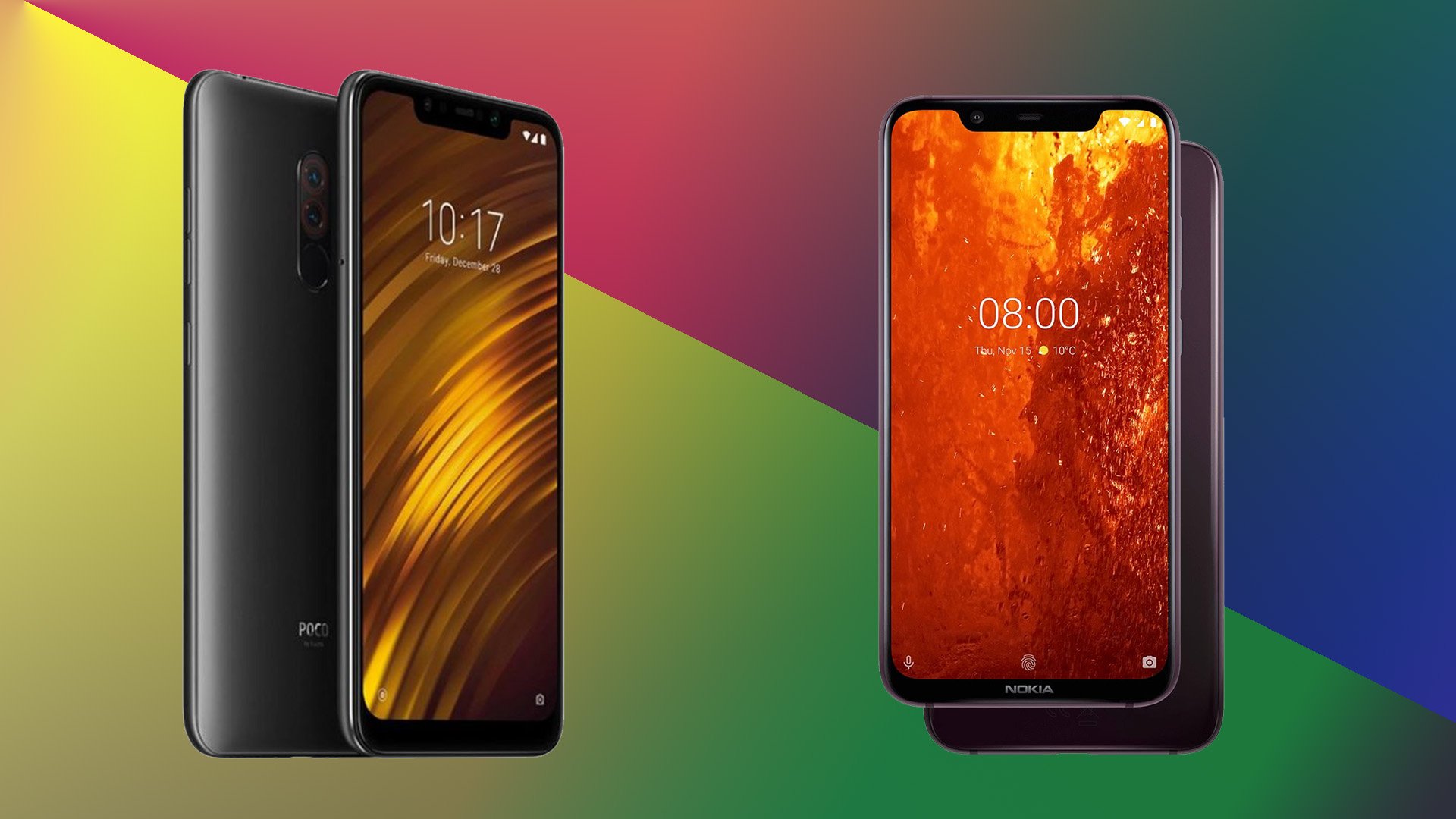 Nokia 8.1 vs Poco F1 mobile comparison: Price, Variants, Specifications ...