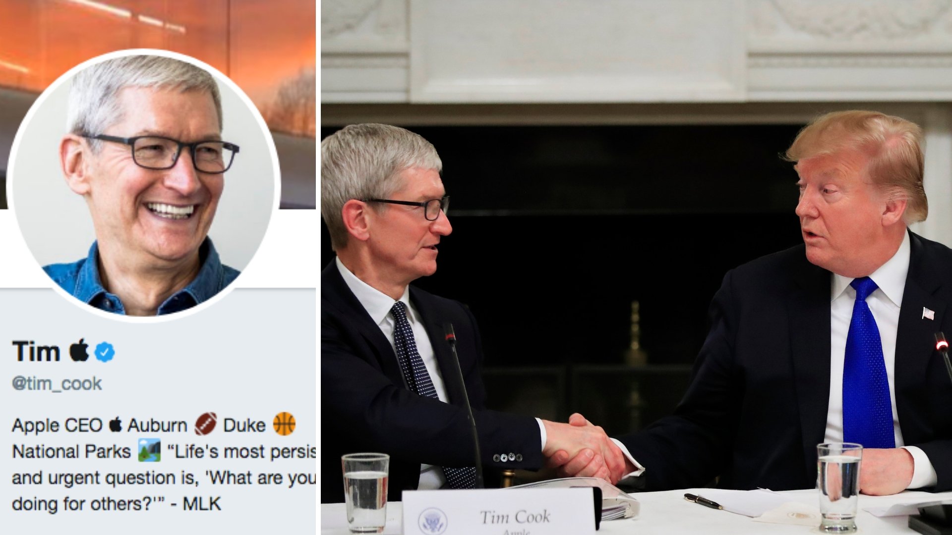 Tim Cook Changes Twitter Name After Trump Calls Him ‘Tim Apple’