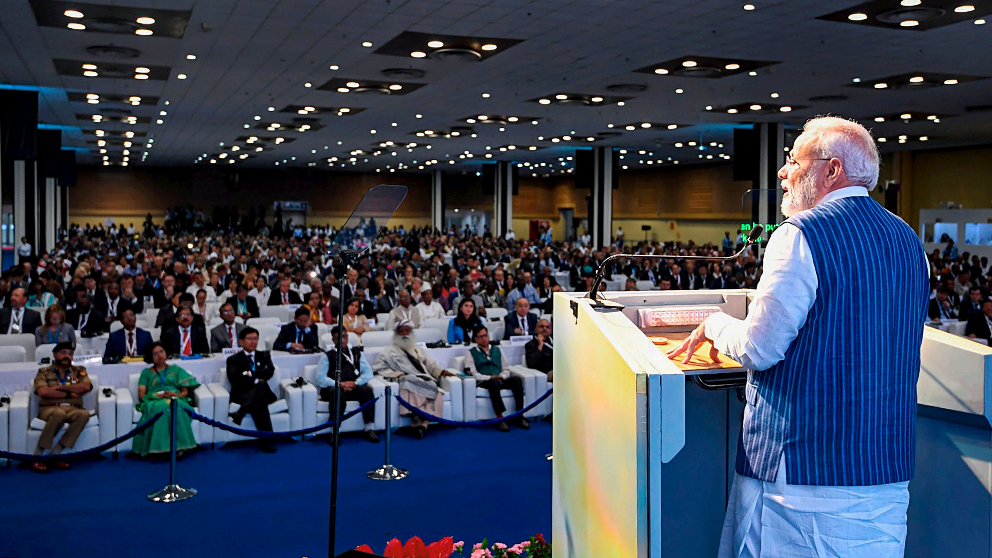 PM Modi Attends 14th Conference of Parties to United Nations Convention ...