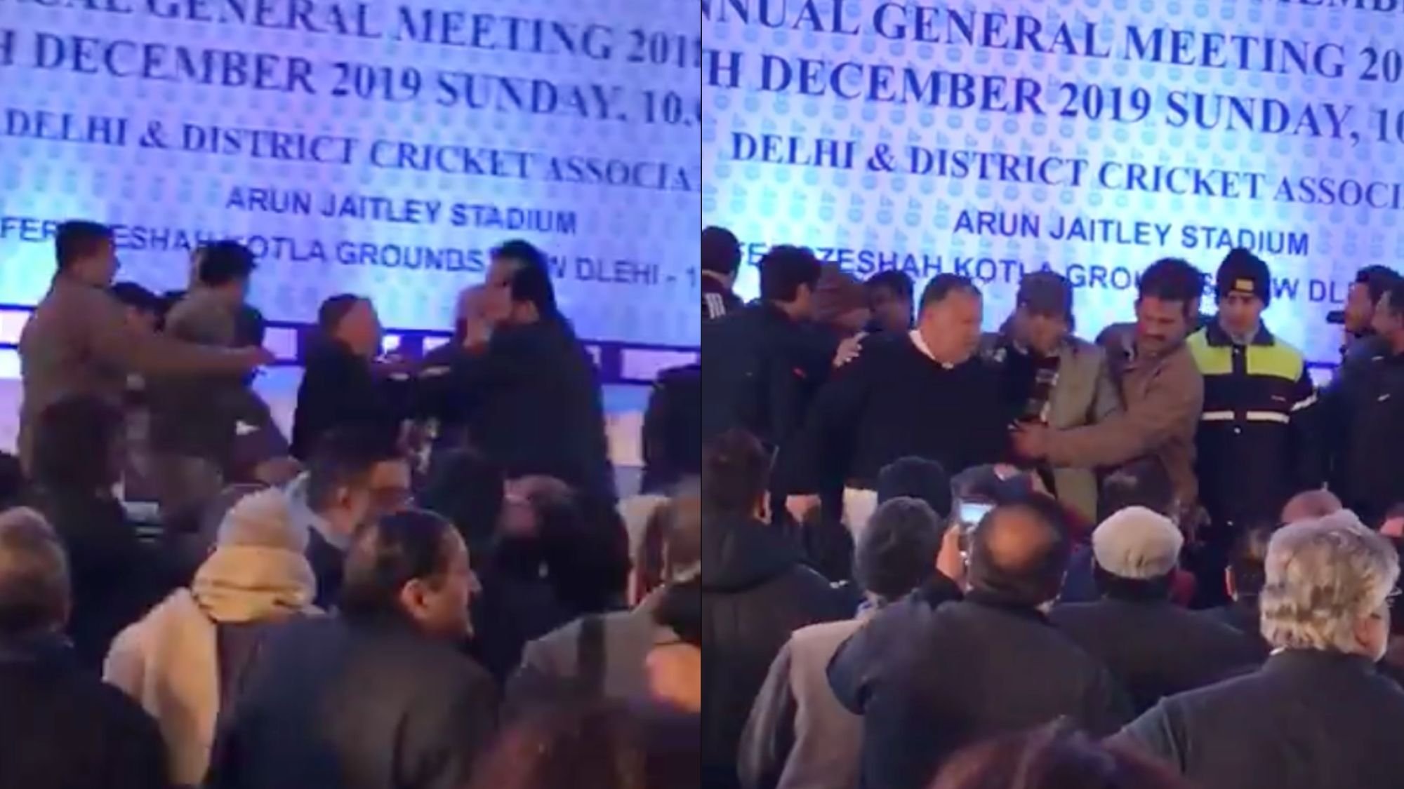 VIDEO: DDCA Officials Involved in Fist Fight During AGM