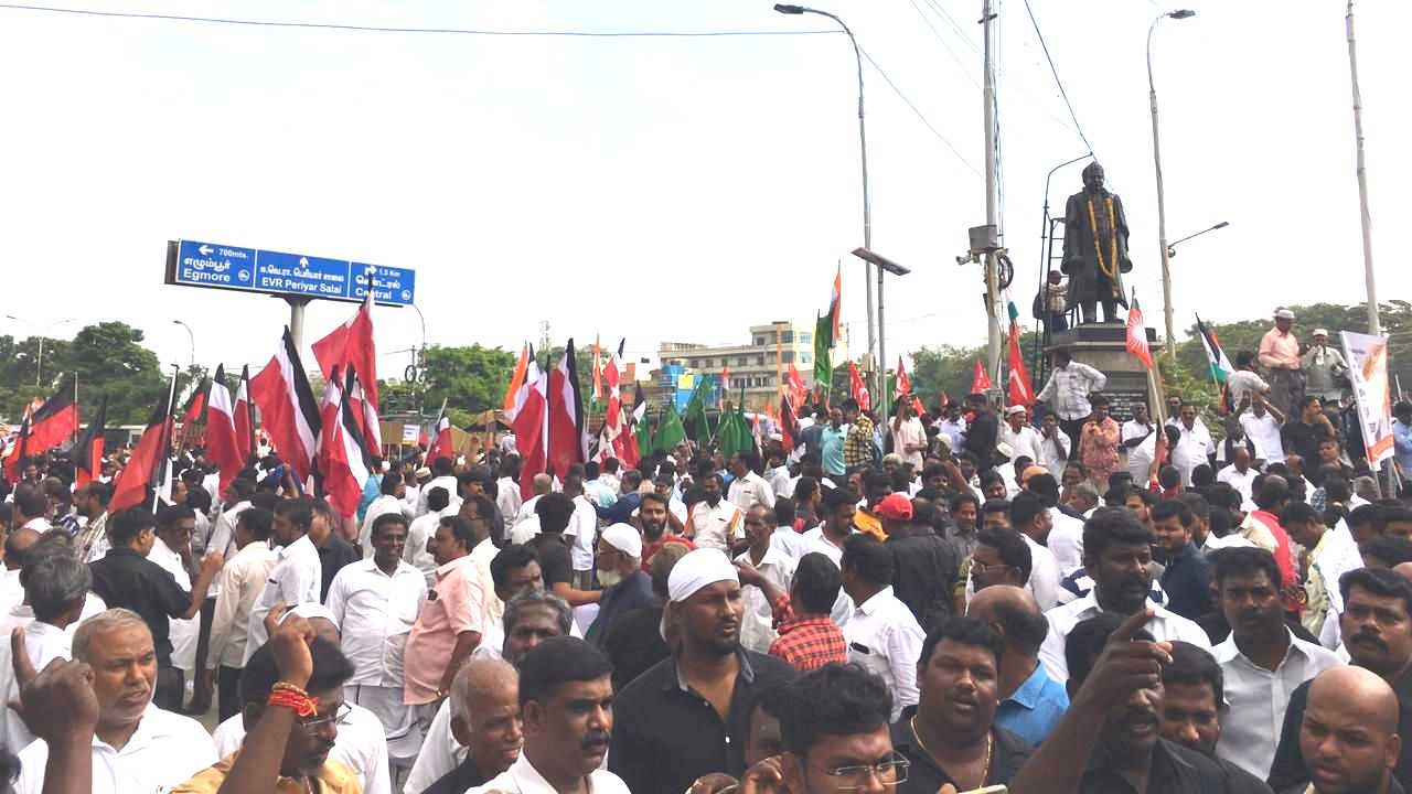 DMK Leads Anti-CAA Rally in Chennai Under Heavy Police Presence