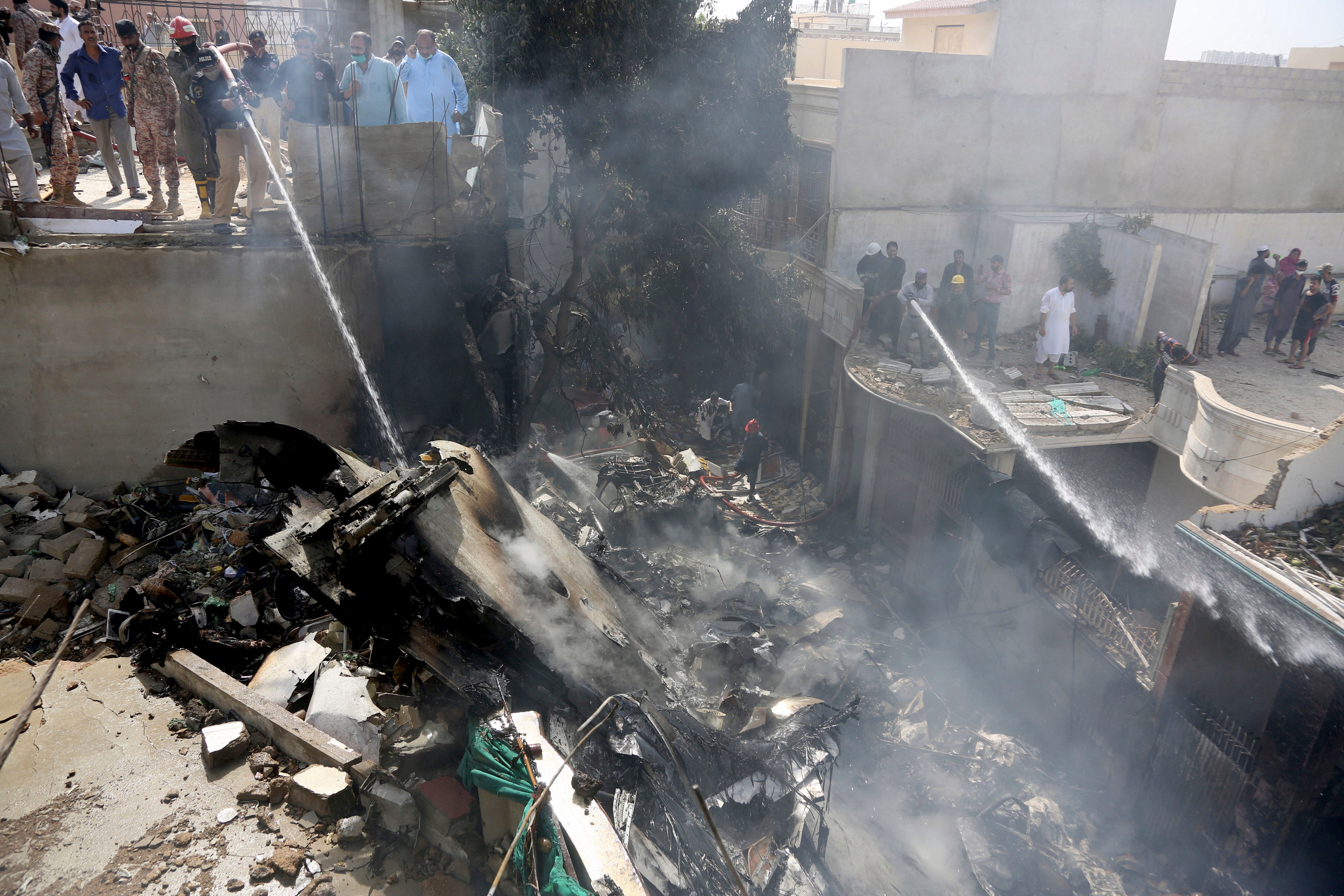 Karachi: Footage Emerges From Pakistan Flight Crash, Relief Ops