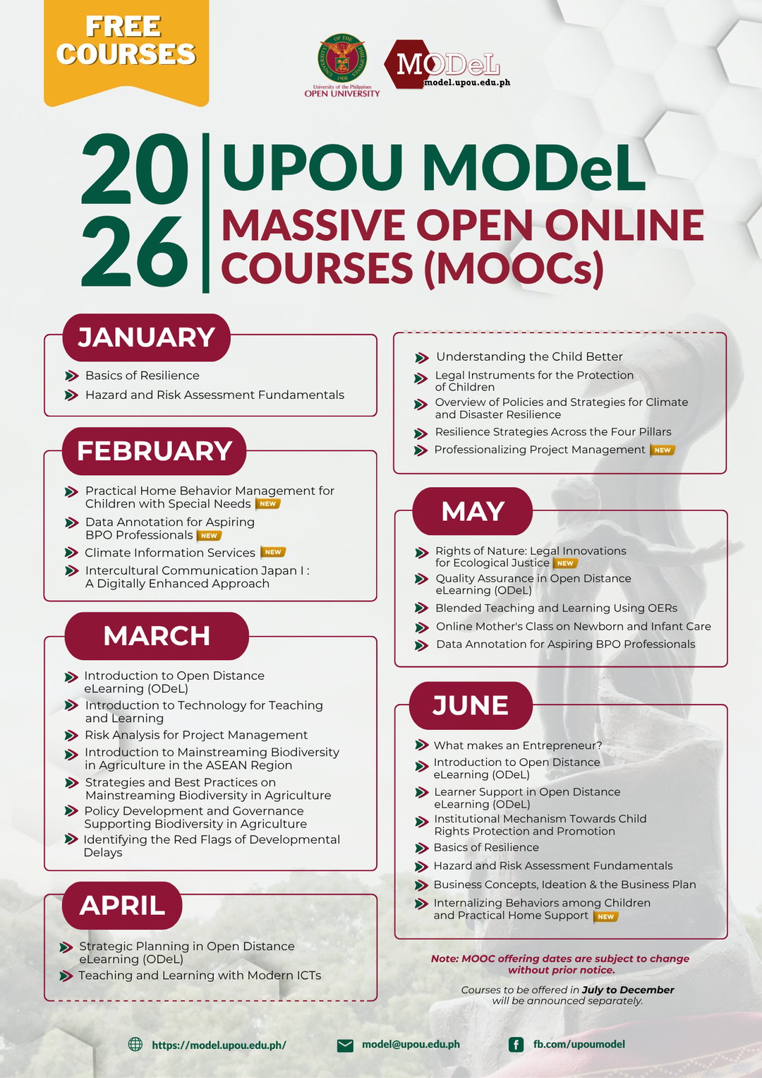 Upskill for free: UP Open University launches 2026 online course ...